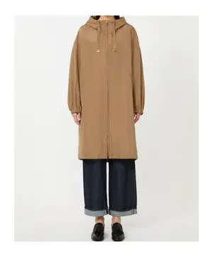 Max Mara Hooded Belted Raincoat