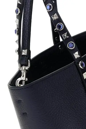 Valentino Garavani Rockstud Top Handle Bag - Black