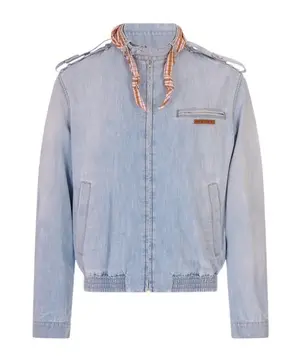 Marni Epaulette-detail Zip-up Jacket - Gray