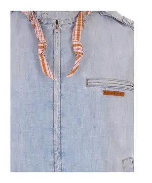 Marni Epaulette-detail Zip-up Jacket