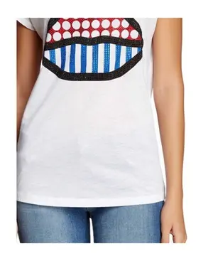 Moschino Sequined Lips T-shirt