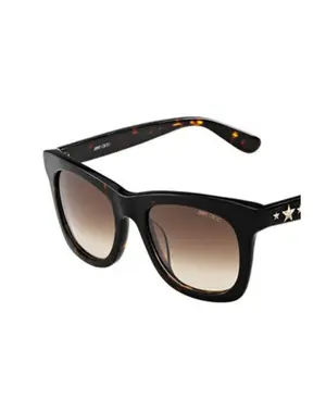 JIMMY CHOO Acetate Logo Star Detail Sunglasses