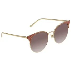Gucci Logo Detail Cat Eye Sunglasses - Brown