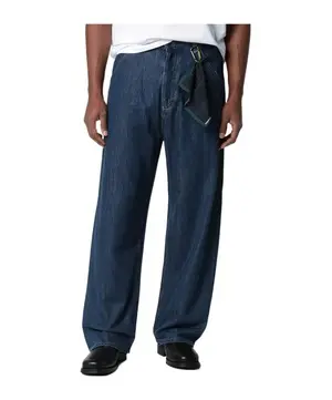DARKPARK Indigo Blue Cotton-blend Jeans - Black