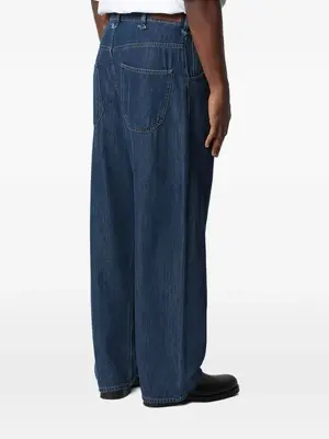 DARKPARK Indigo Blue Cotton-blend Jeans - Black