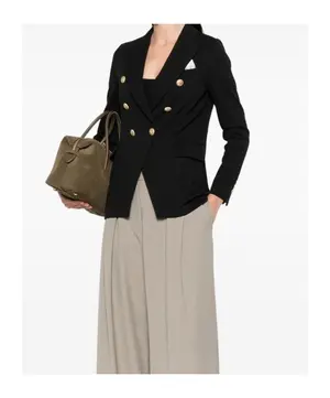 CIRCOLO 1901 Double-breasted Blazer - Black