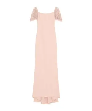 Valentino Garavani Embroidered Couture Cady Long Dress