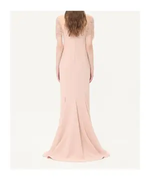 Valentino Garavani Embroidered Couture Cady Long Dress