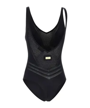 Elisabetta Franchi Openwork Knit Bodysuit