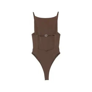 Jacquemus The Sole Swimsuit - Brown