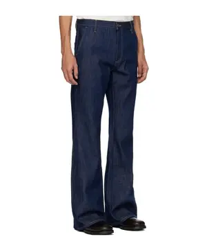 Amiri Raw Boot Cut Jeans