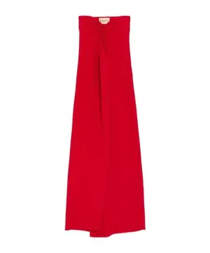 Valentino Garavani Cady Couture Strapless Sweetheart Neckline Maxi Dress