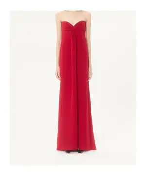 Valentino Garavani Cady Couture Strapless Sweetheart Neckline Maxi Dress