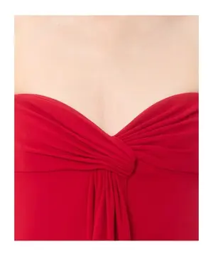 Valentino Garavani Cady Couture Strapless Sweetheart Neckline Maxi Dress