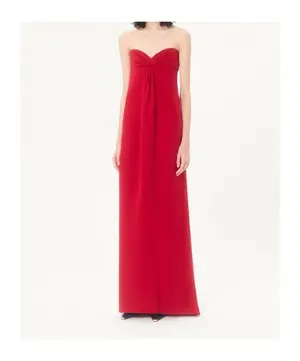 Valentino Garavani Cady Couture Strapless Sweetheart Neckline Maxi Dress