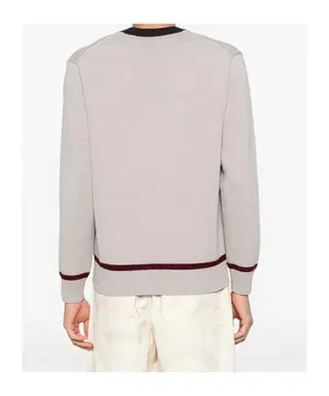 Junya Watanabe Intarsia Jacquard House Sweater - Purple