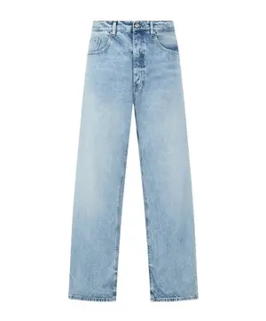 ICON DENIM LOS ANGELES High-rise Straight Jeans
