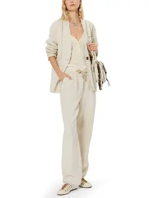 Isabel Marant Étoile Soraya Single Breasted Blazer - Nude