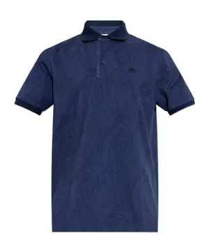 Etro Paisley Printed Short-sleeved Polo Shirt