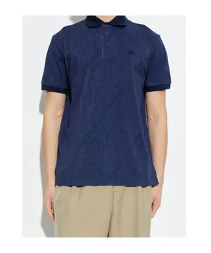 Etro Paisley Printed Short-sleeved Polo Shirt