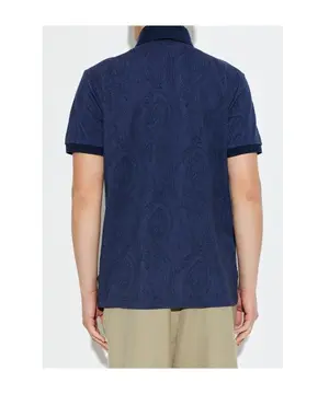 Etro Paisley Printed Short-sleeved Polo Shirt