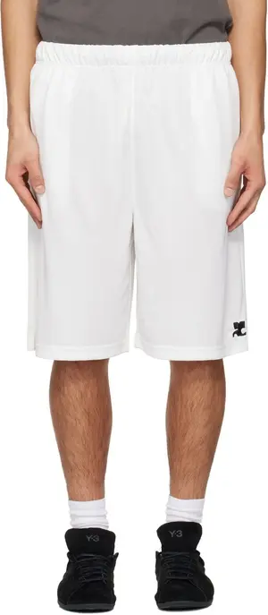 COURREGES Courrèges Logo Detail Drawstring Shorts