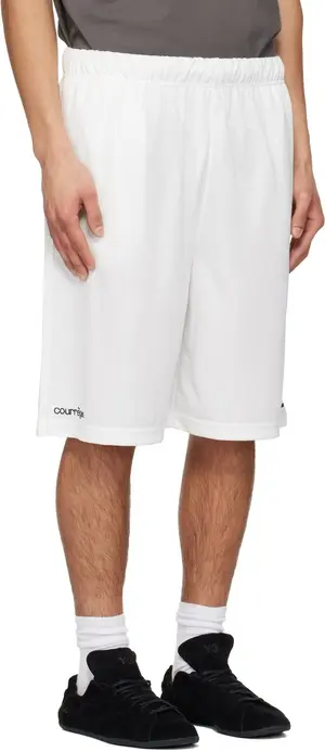 COURREGES Courrèges Logo Detail Drawstring Shorts