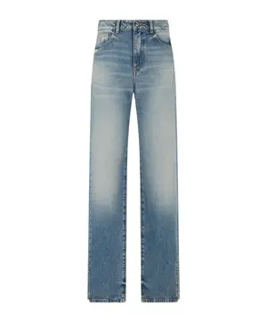 ICON DENIM LOS ANGELES Jodie Straight Jeans - Gray
