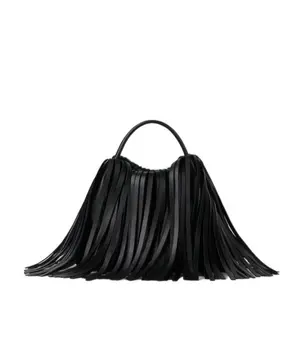 Givenchy Leather Fringe Tote Bag - Black