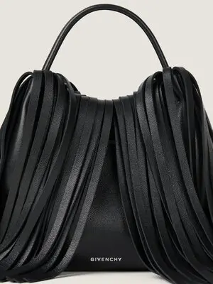 Givenchy Leather Fringe Tote Bag - Black