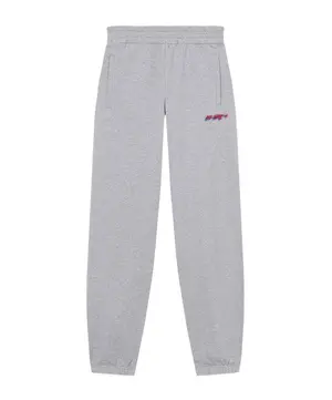 Off-white Cuffed Sports Pants For Women