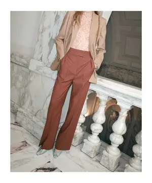 Valentino Garavani British Mohair Tailored Trousers