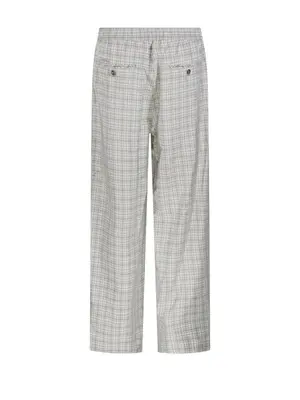 DUNST Drawstring Check Trousers