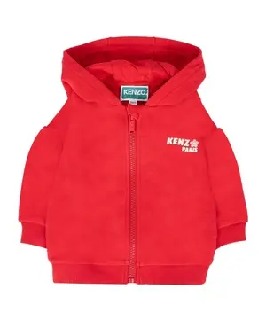 Kenzo Hooded Puff-sleeve Top