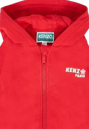 Kenzo Hooded Puff-sleeve Top