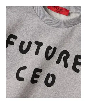 MAXCO. Max&co. Crewneck Embroidered Sweatshirt