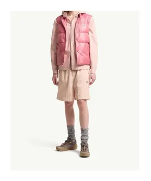 Moncler Cotton Poplin Bermuda Shorts With Contrast Stitching
