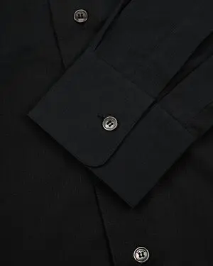 FERRAGAMO Lapel Shirt - Black