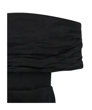 Magda Butrym Off-the-shoulder Ruched Mini Dress