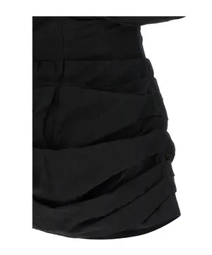 Magda Butrym Off-the-shoulder Ruched Mini Dress
