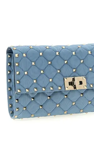 Valentino Garavani Studded Shoulder Bag - Blue
