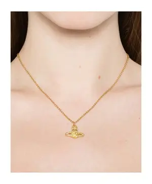 VIVIENNE WESTWOOD Grace Bas Relief Pendant Necklace - Yellow
