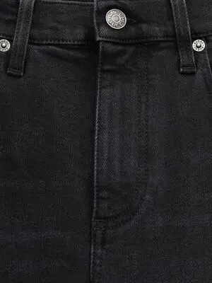 Gucci High-rise Skinny Jeans With Split Hem - Black
