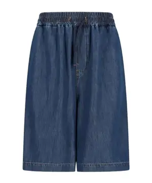 DARKPARK Drawstring Denim Shorts - Medium Blue