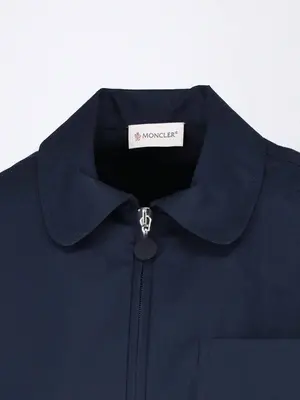 Moncler Logo Patch Zipped Shirt Jacket