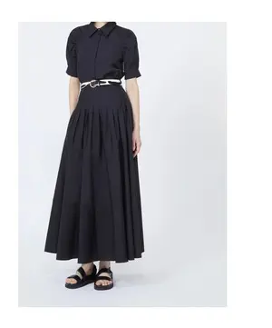 Max Mara Opera Pleated Maxi Skirt