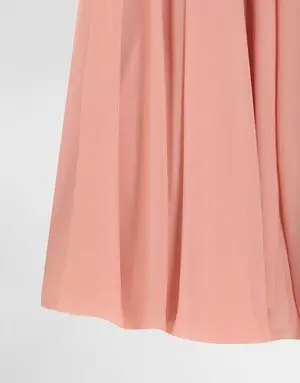 Dolce & Gabbana Gathered Chiffon Maxi Skirt