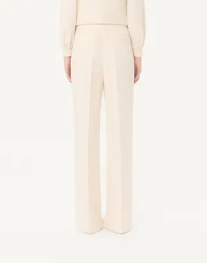 Valentino Garavani Crease Detailed Straight-leg Pants