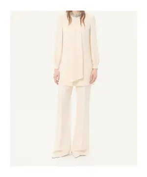 Valentino Garavani Crease Detailed Straight-leg Pants