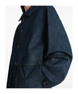 LEMAIRE Boxy Denim Long Sleeve Jacket